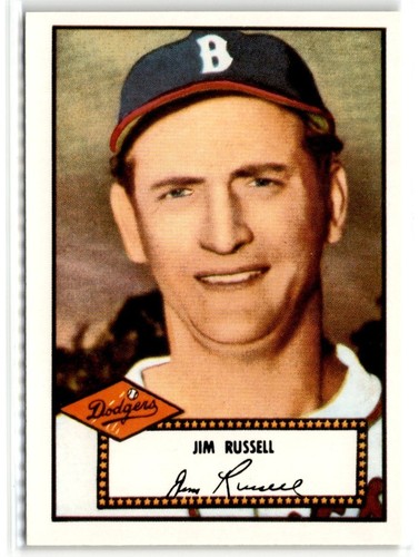 1983 TOPPS 1952 REPRINT SET JIM RUSSELL #51 | eBay