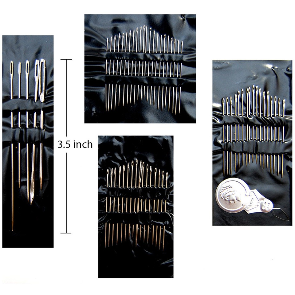 Assorted Hand Sewing Needle Kit to Thread Sewing Needles Set (60 Pcs ...