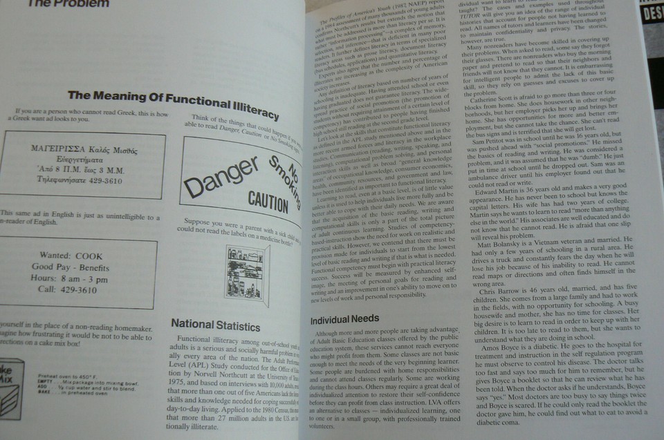 3 Resources LITERACY,Teaching Adults,Laubach,Photocopy masters ++ All ...