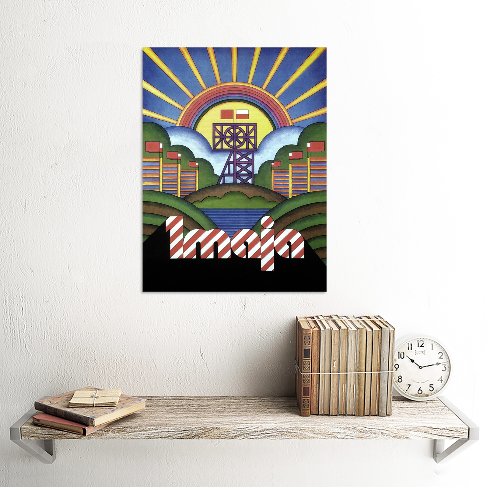 PROPAGANDA WARSAW PACT 1ST MAY POLAND 1972 POSTER ART PRINT 30X40 CM ...