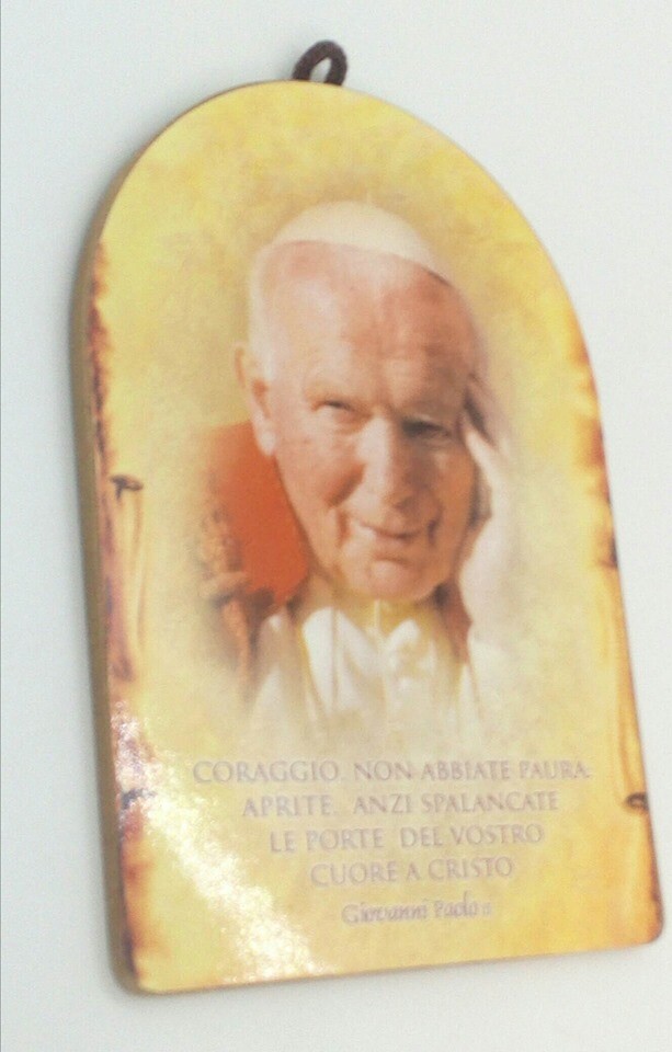 Pope John Paul II Commemorative Wall Plaque from Italy | eBay