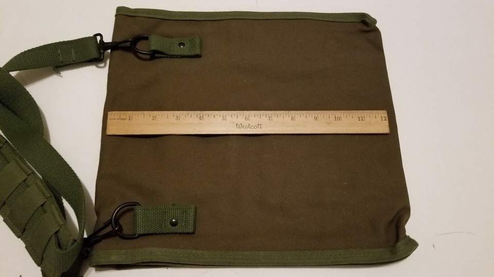US Made Canvas Map & Photograph Case with Adjustable Shoulder Strap ...