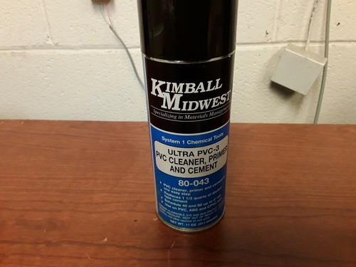 Kimball Midwest Ultra PVC-3 PVC Cleaner, Primer and Cement (11oz) 80 ...