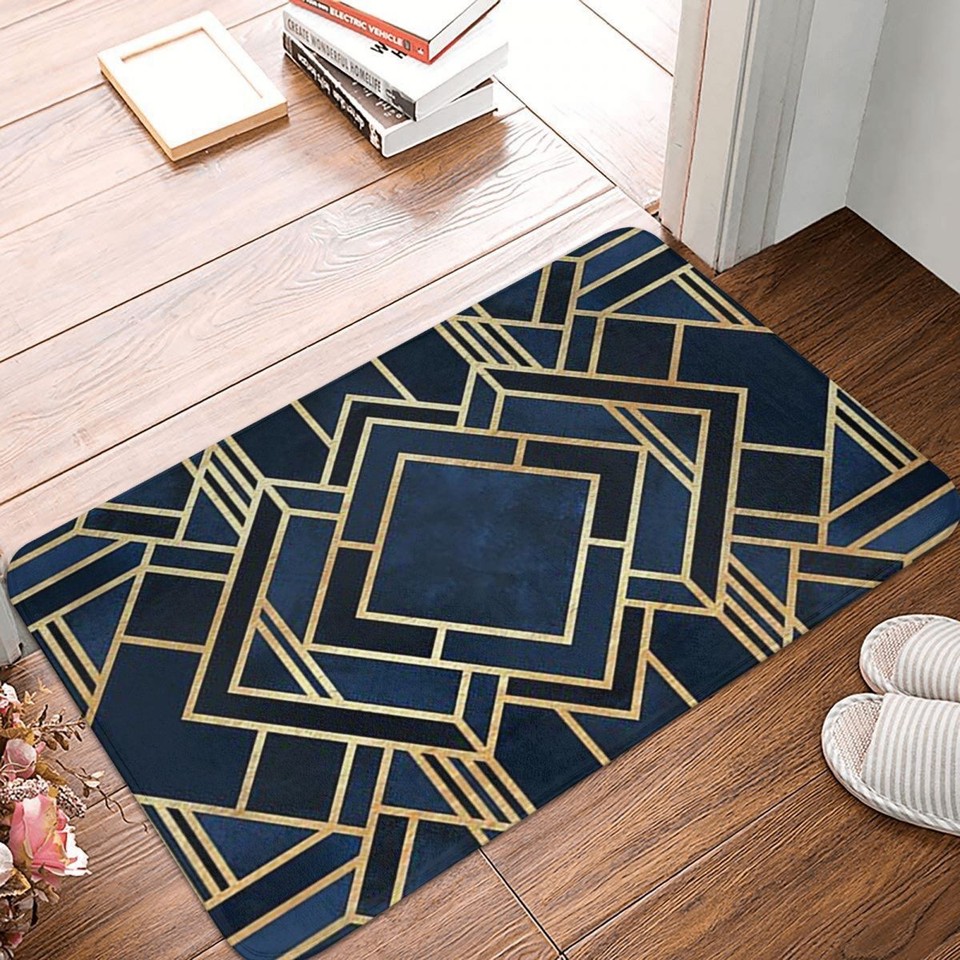 Art Deco Polyester Doormat Rug carpet Mat Footpad Cushion Kitchen ...