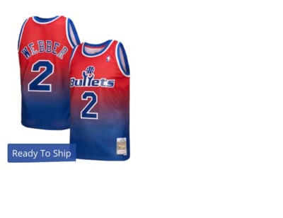 chris webber bullets jersey | eBay