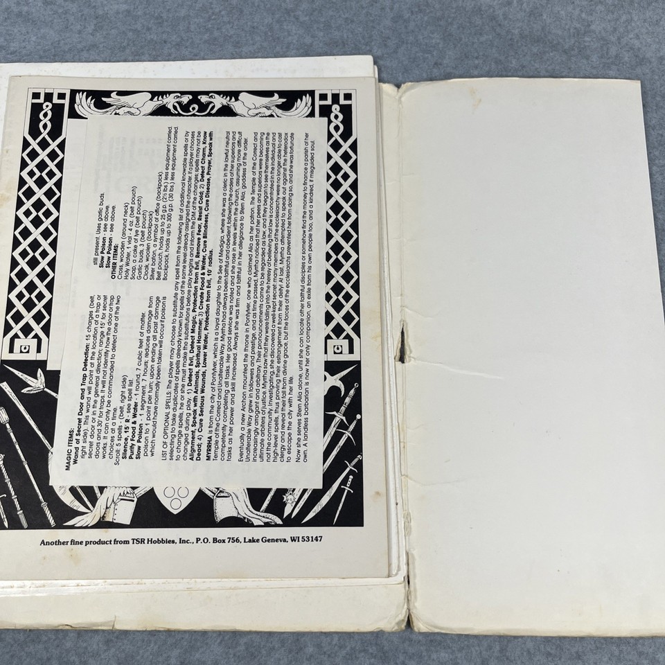 Advanced Dungeons & Dragons The World of Greyhawk 9025 COMPLETE 1980 ...