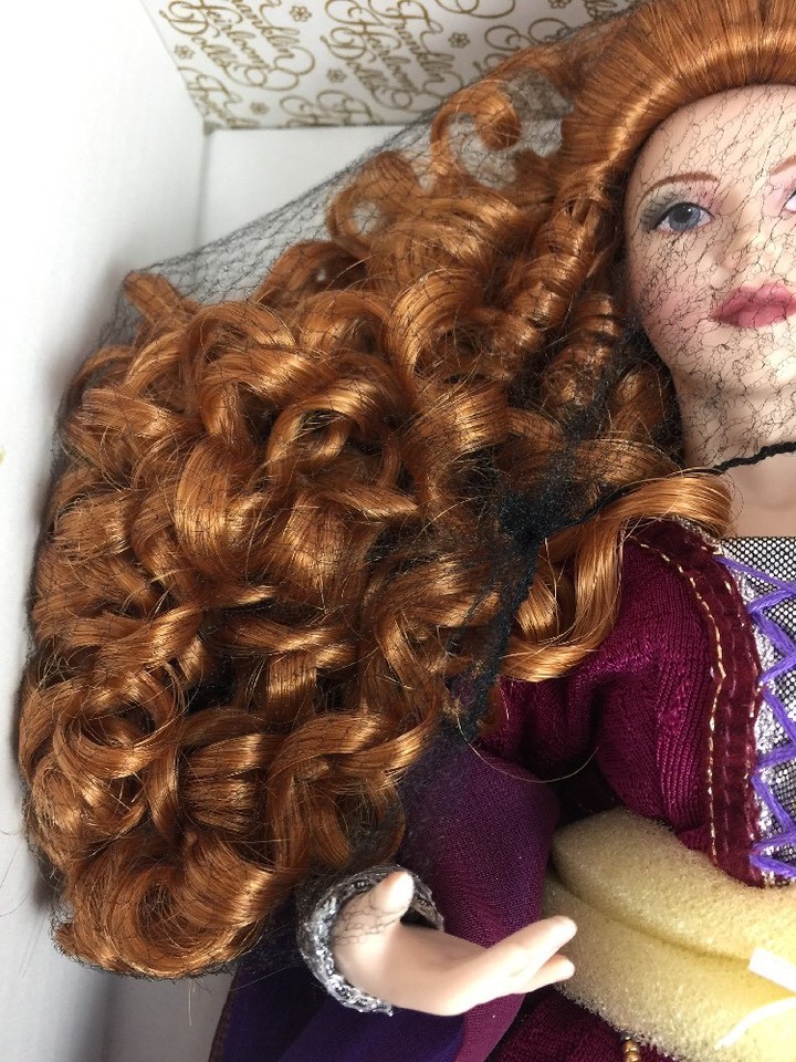 NEW Queen Morgan Le Fay Doll Franklin Mint Camelot Heirloom Series RARE ...