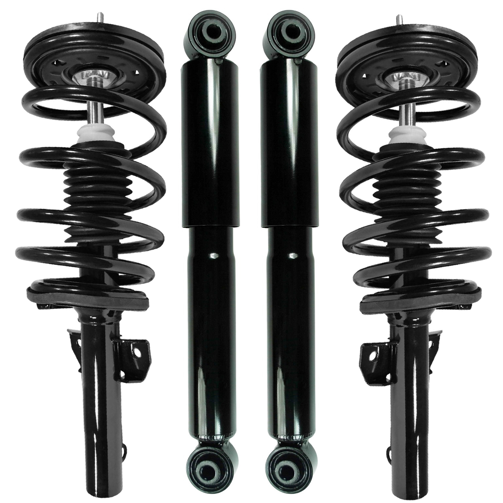 Front Quick Complete Struts Coil Spring + Rear Shocks Set 4PCS For Ford ...