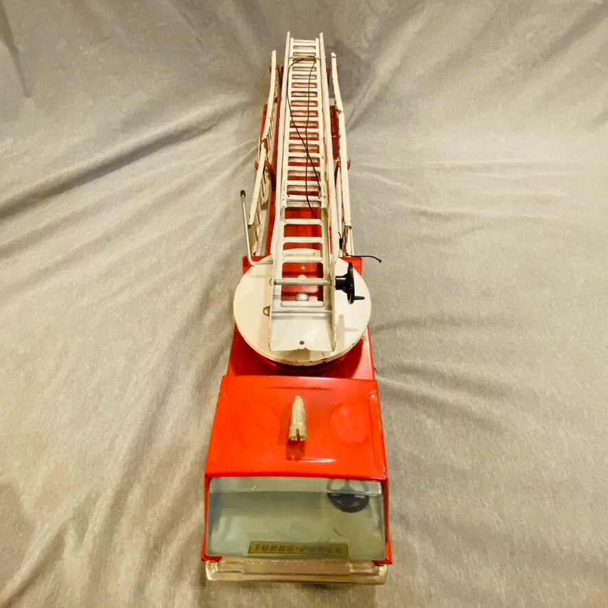 Vintage NYLINT Fire Department Hook And Ladder Truck #33 Pressed Steel ...