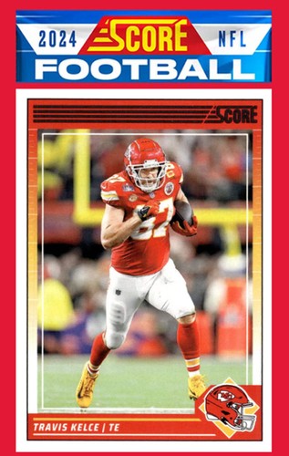 2024 SCORE NFL Kansas City Chiefs Team Set Mahomes Kelce 324 Xavier ...