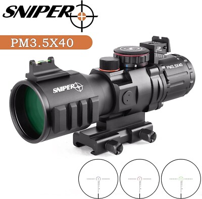 Sniper PM3.5X40CB Prism Scope, Prismatic Scope Long Eye Relief ...