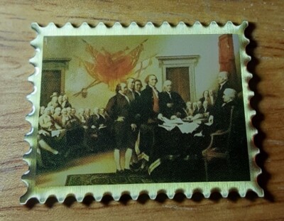 Metal Collectible Stamp Signing Of The Declaration Of Independence | eBay