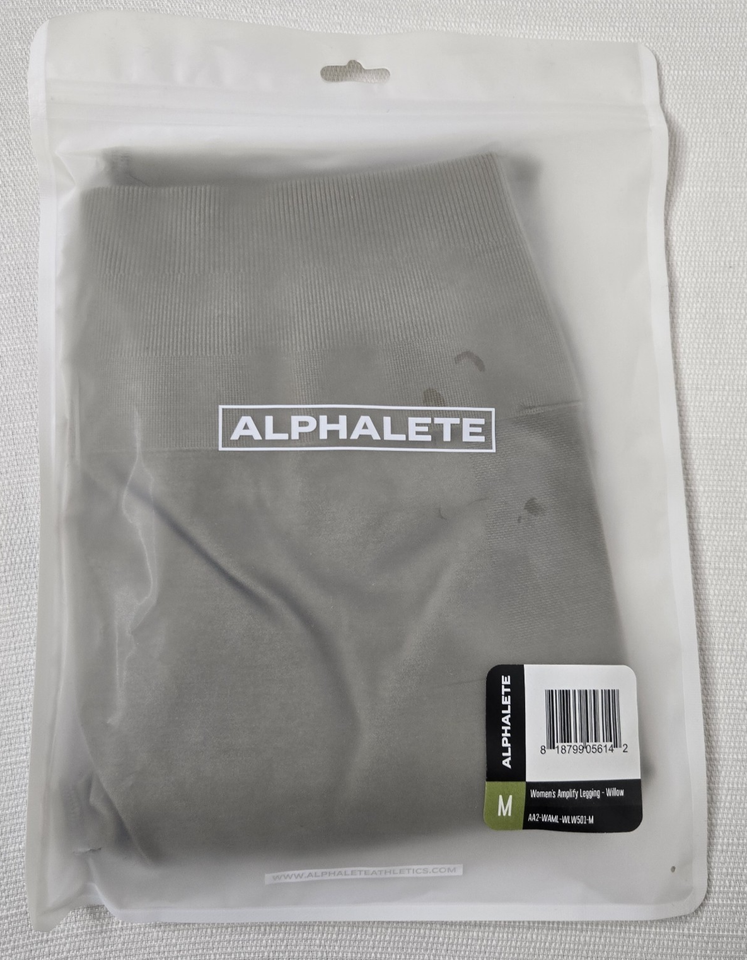 Alphalete Women's Ultra High Rise Amplify Leggings Size Medium Willow ...
