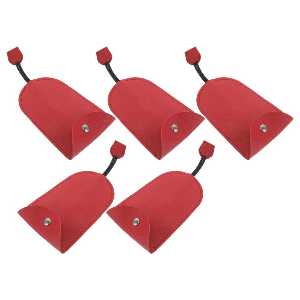 5 Pcs Car Portable Key Case Holder Circular Fob Automobile Protective ...