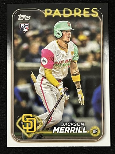 2024 Topps Update #US210 Jackson Merrill Rookie Card San Diego Padres ...