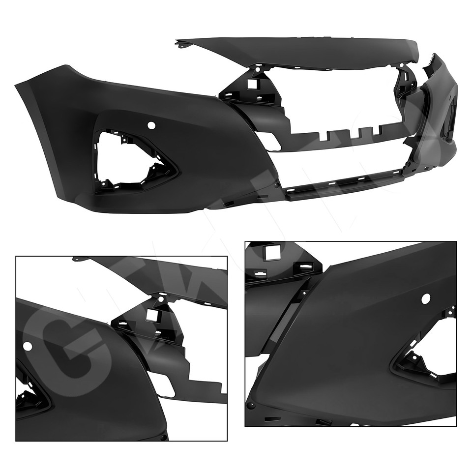 Front Bumper with Sensor Holes for 2019 2020-2023 Nissan Maxima Black ...