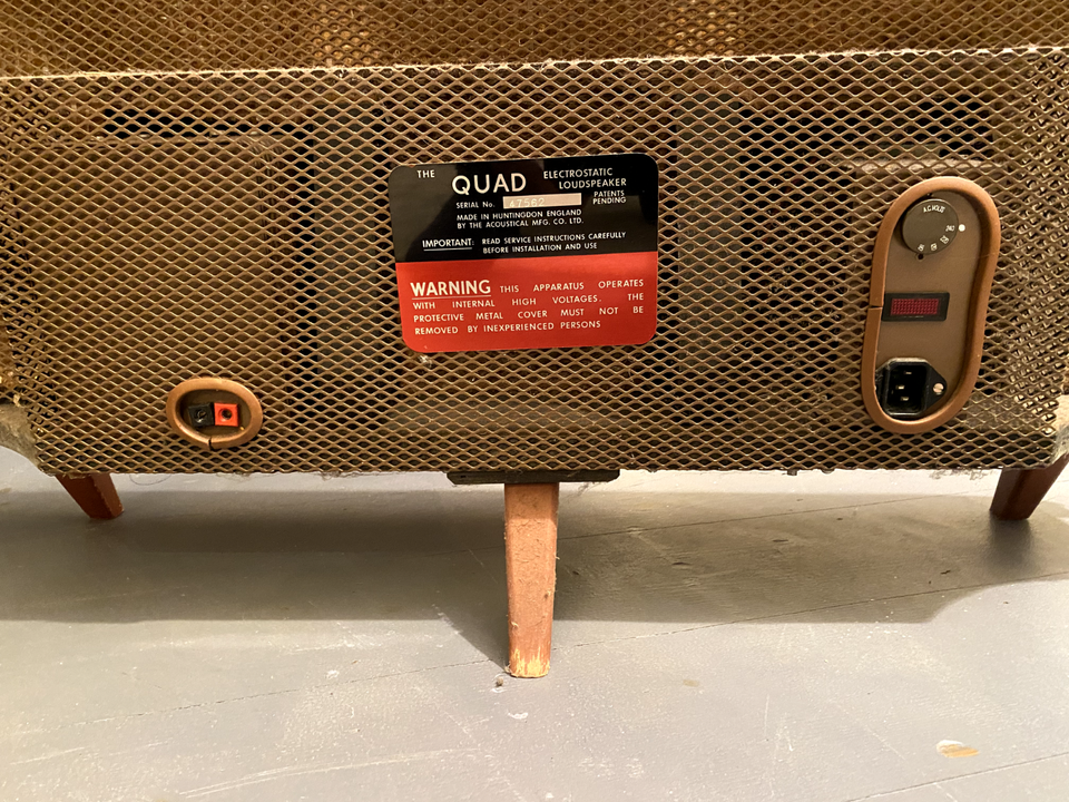 Quad ESL 57 Vintage Electrostatic Speakers. Good condition | eBay UK