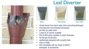 Ace Gutters Plain Leaf Diverter 100 x 50mm Water Tank Pre Filter | eBay