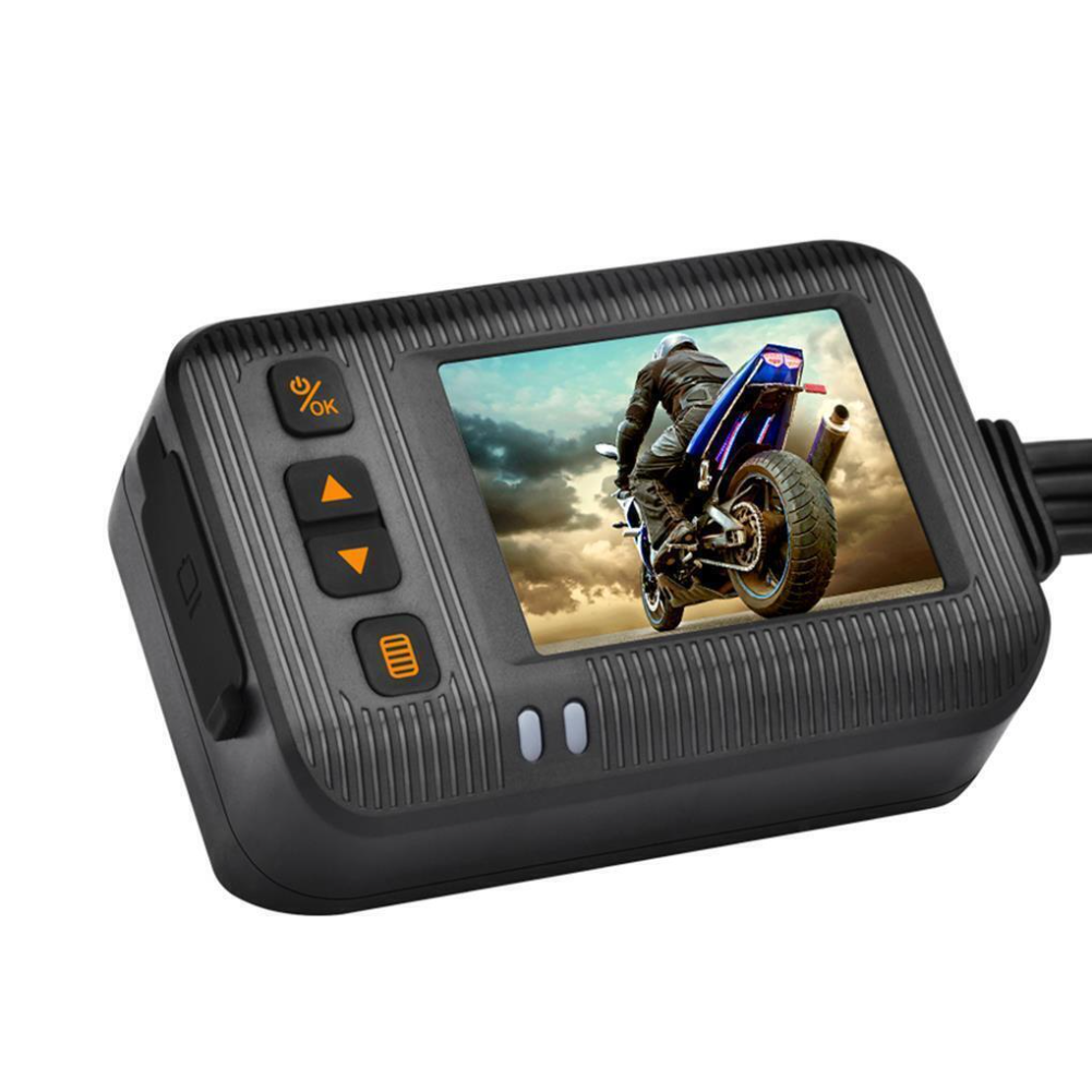 Motorcycle Dash Cam HD 1080P Photography Dual-lens Camera Cycle Vision ...