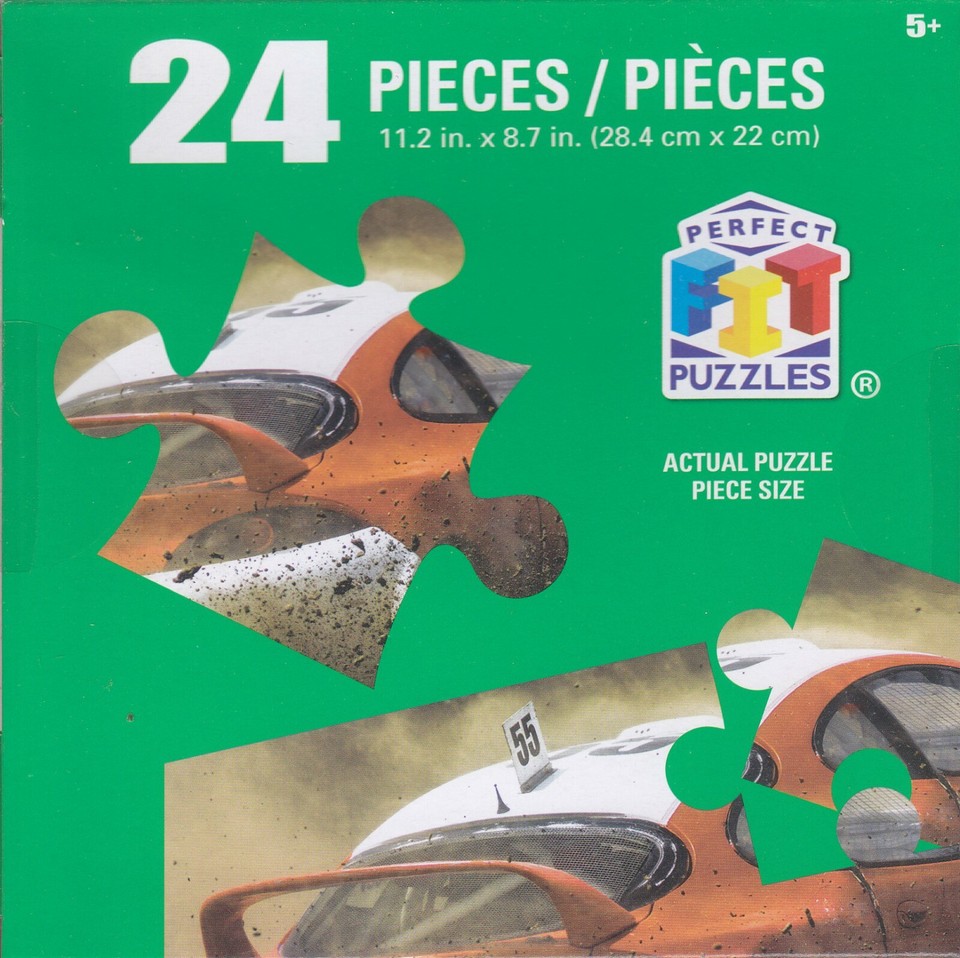 NEW Perfect FIT Puzzles 24 Piece Jigsaw Puzzle ~ Race Car | eBay