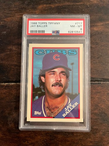The Mona Lisa Of Baseball Cards!!! 1988 Topps Tiffany #717 Jay Baller ...