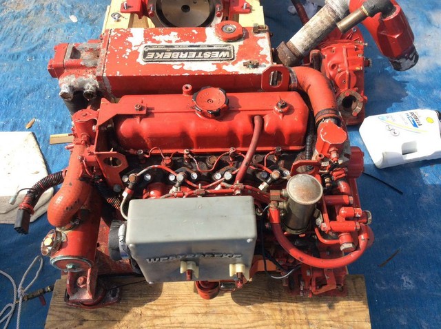 Westerbeke W27 , Marine Diesel Engine 4 Cylinder 30 HP , Bobtail | eBay