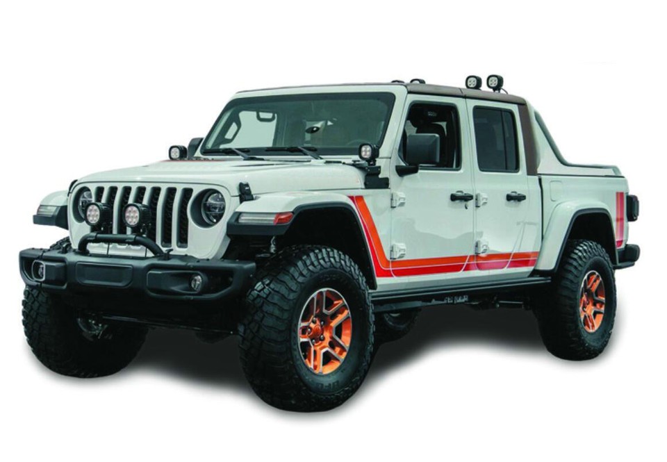 Graphic Car Sticker Side Decal For Jeep Gladiator JT Scrambler Racing ...