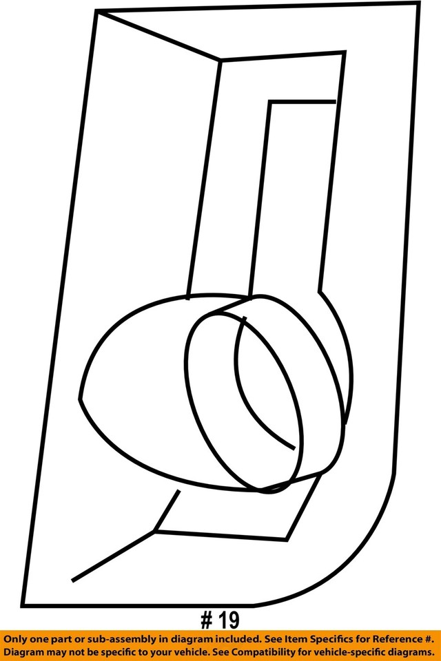 GM OEM 10-15 Terrain Bumper Components-Fog Lamp Bezel 25818476 | eBay