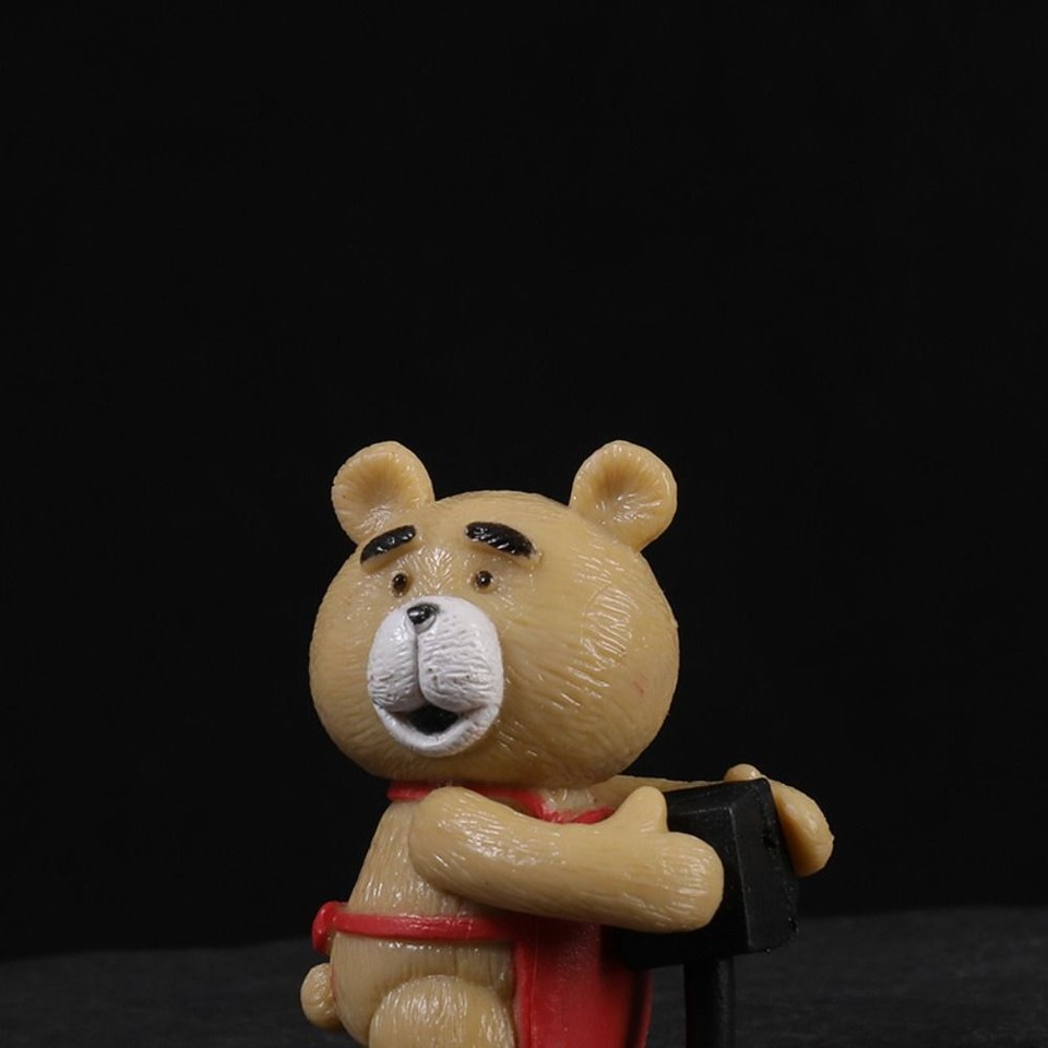 Different Postures Teddy Bear Garage Kit Vivid Figures Anime Toys Model ...