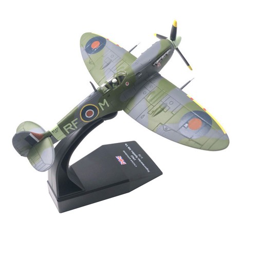 1/72 Scale 15.5cm WWII British Spitfire Fighter Airplane Model Toy Xmas ...