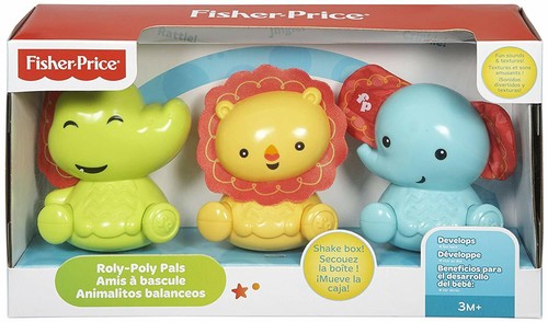 Fisher Price Roly Poly Pals Baby Toy Fine Motor Skill Pretend Play Safe ...