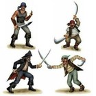 Pirate Party Supplies Dueling Pirates Giant Scene Setter Decoration ( 3 ...