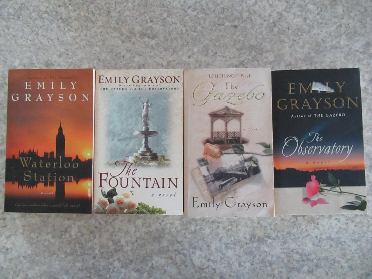 Lot (4) EMILY GRAYSON Romance Books FOUNTAIN Observatory GAZEBO ...