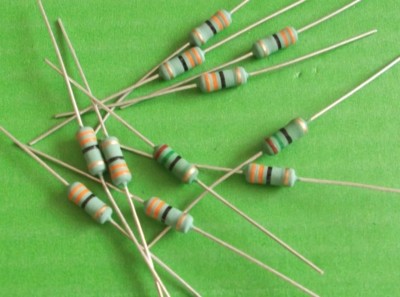 Resistor 15 Ohms 2.5 Watt 15R Ohm Wirewound BANDED 2.5 W Power x 5pcs ...