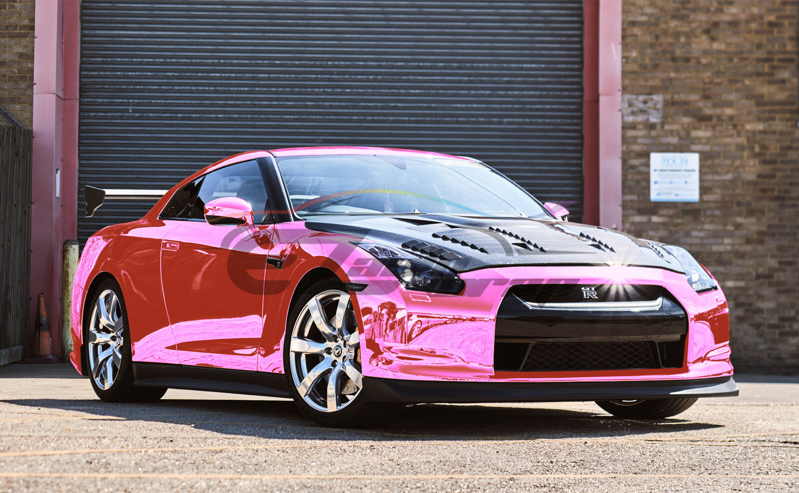 Supercast Chrome Hot Pink Car Vinyl Wrap Decal Sticker Air Release ...