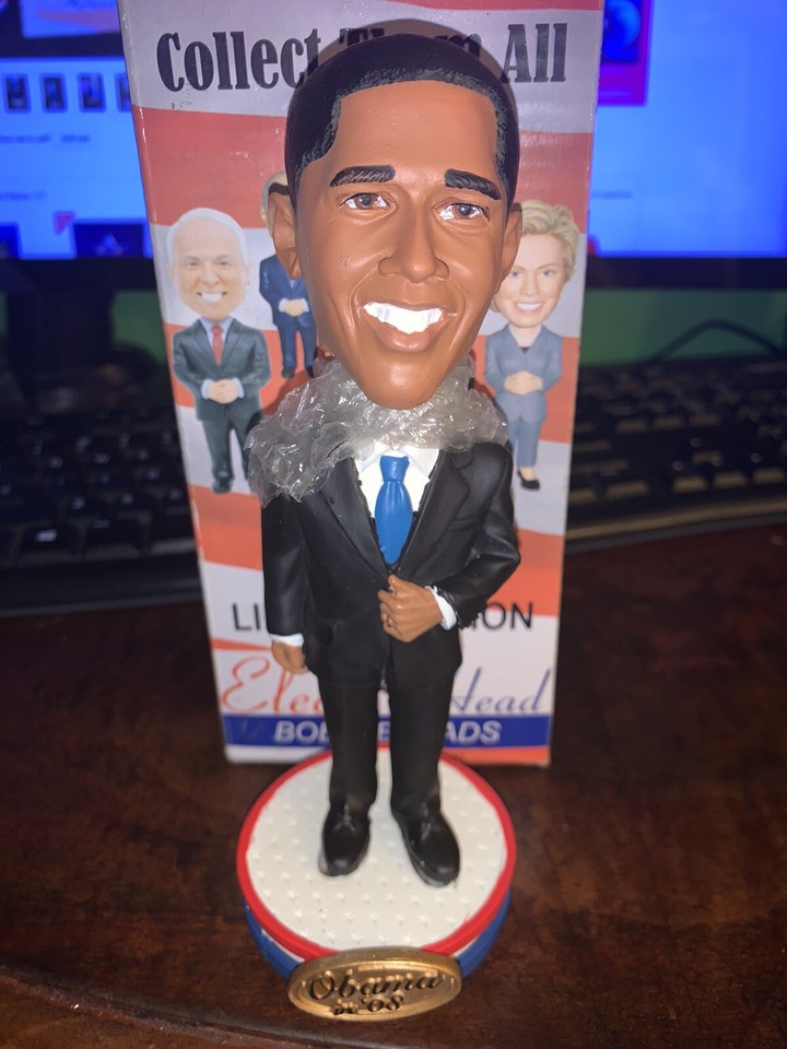 Limited Edition Barack Obama Bobblehead 44th President Obama by Winzone ...