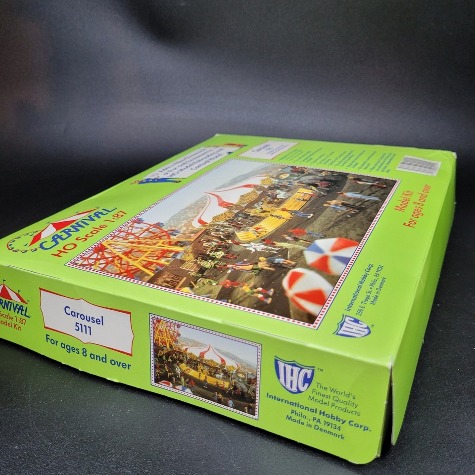 HO Scale IHC Carnival #5111 Carousel Model Kit for Train Set. New. Open ...