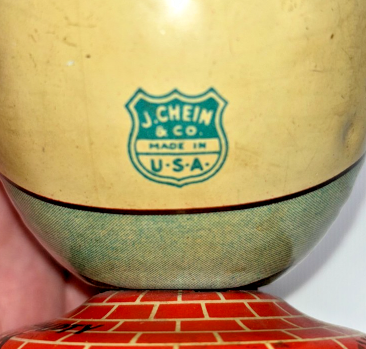 Vintage J.Chein & Co. Tin Lithographed Humpty Dumpty Bank With Rare ...