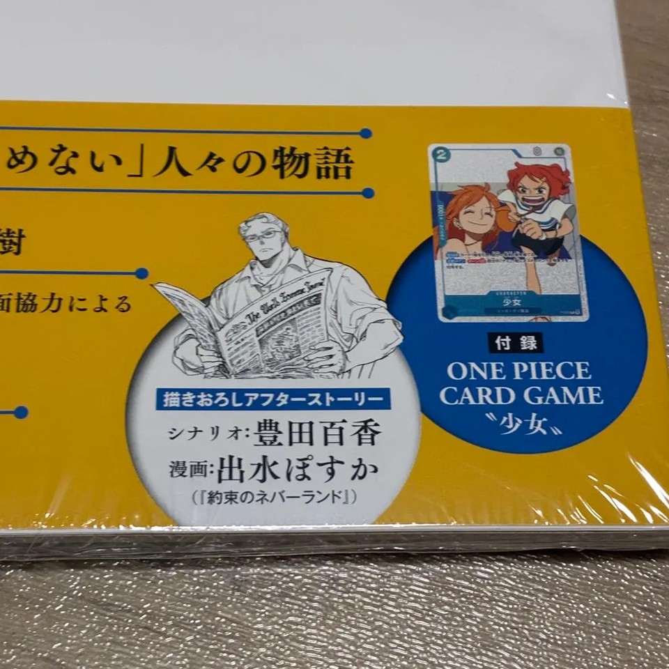 One Piece Card Game P-096 GIRL Nami Promo ONE PIECE FAN LETTER Magazine ...