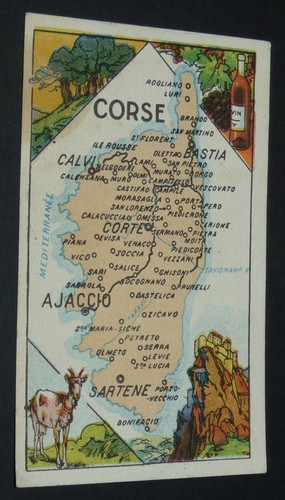 CHROMO 1920-1930 TISANE CHARTREUX DE DURBON BERTHIER GRENOBLE CORSE ...