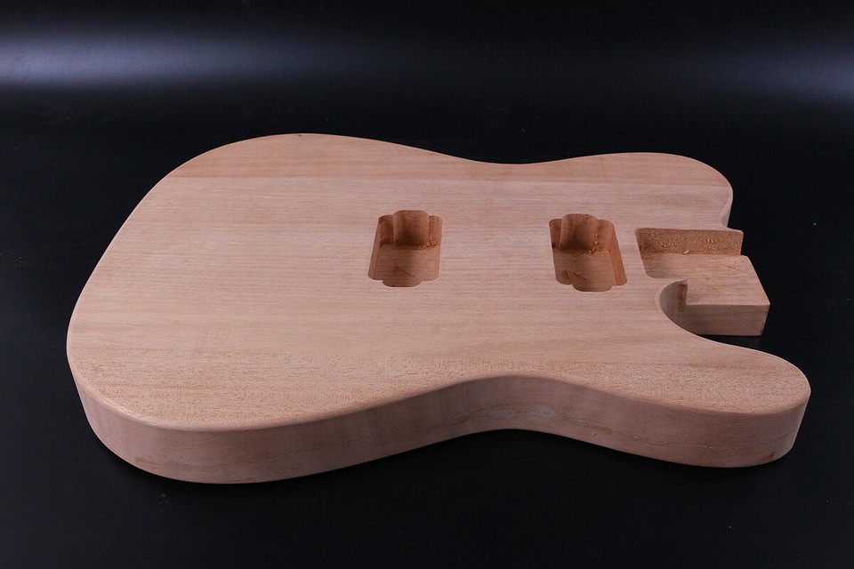 Electric Guitar Body Mahogany Bolt on Heel HH Pickups for Tele Guitar ...