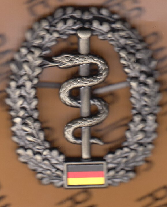BRD German Army Medical Personnel / Troops 2" beret badge | eBay