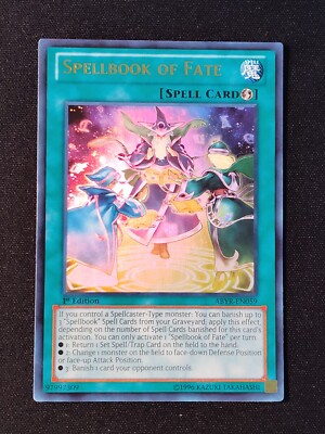 Spellbook Of Fate Yu-Gi-Oh Card ABYR-EN059 1st Edition Ultra Rare Near ...