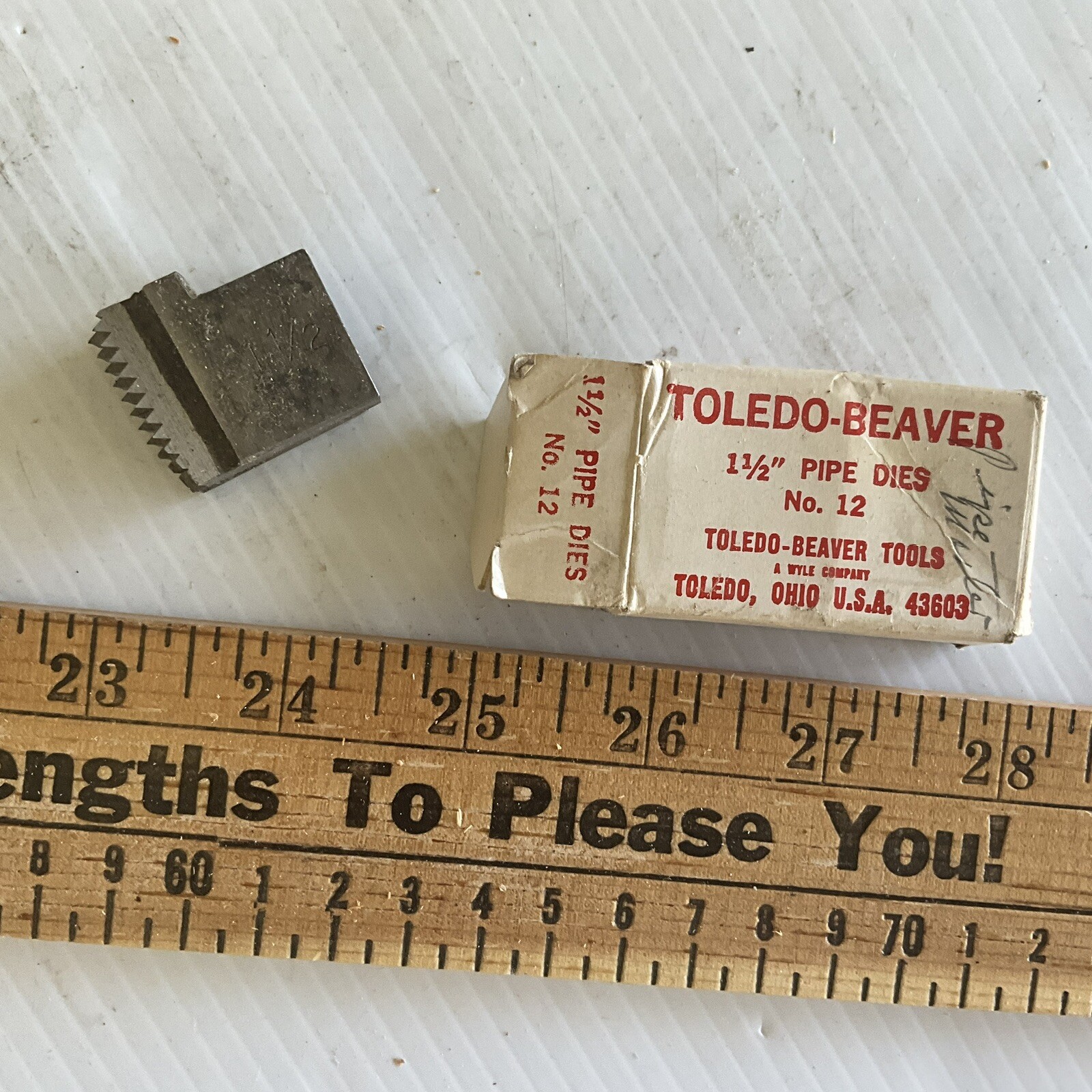 Toledo Pipe Threader No. 12 Die Head 1 and 2 Inches for sale online | eBay