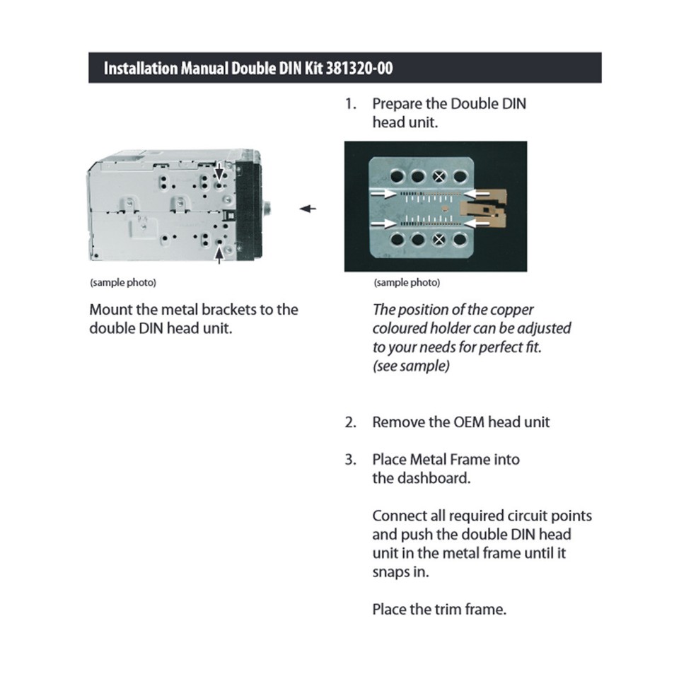 2 DIN Radio Housing Mounting Case Double Navigation Radio | eBay