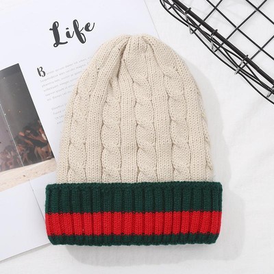 Winter Warm Pullover Hat Women Men Beanies Fashion Casual Knit Sweater ...