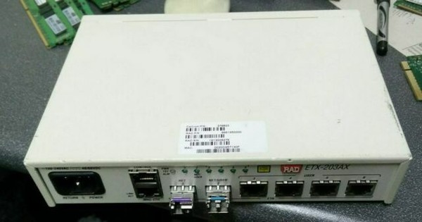 RAD Etx-203ax 6661650000 Ether Access Carrier Ethernet Demarcation ...