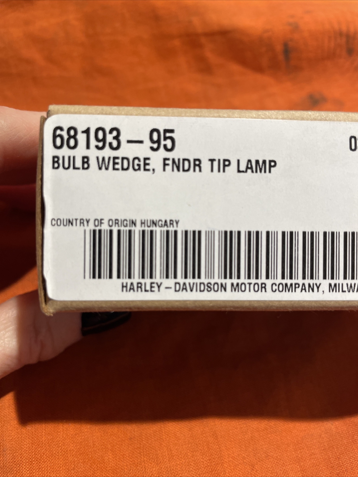 Harley-Davidson Fender Tip Lamp Bulb Wedge 68193-95 for sale online | eBay