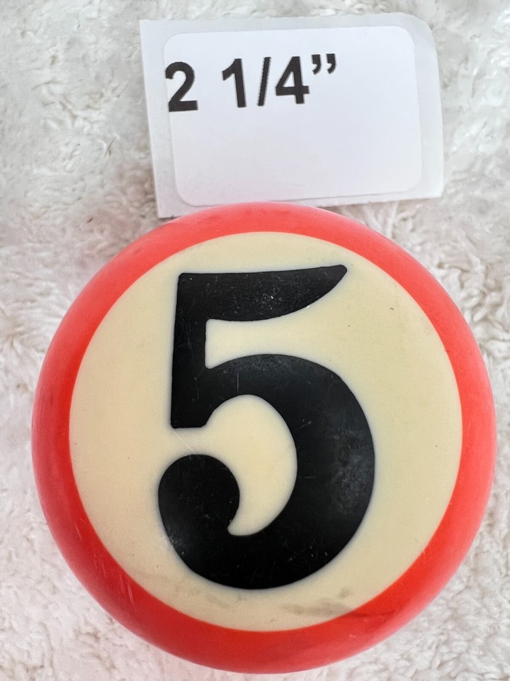 #5 Pool Ball. Antique, Vintage And Current Style Balls. Many To Choose ...