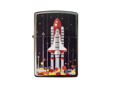 Zippo Custom Lighter Space Shuttle Launch To The Stars Regular Street ...